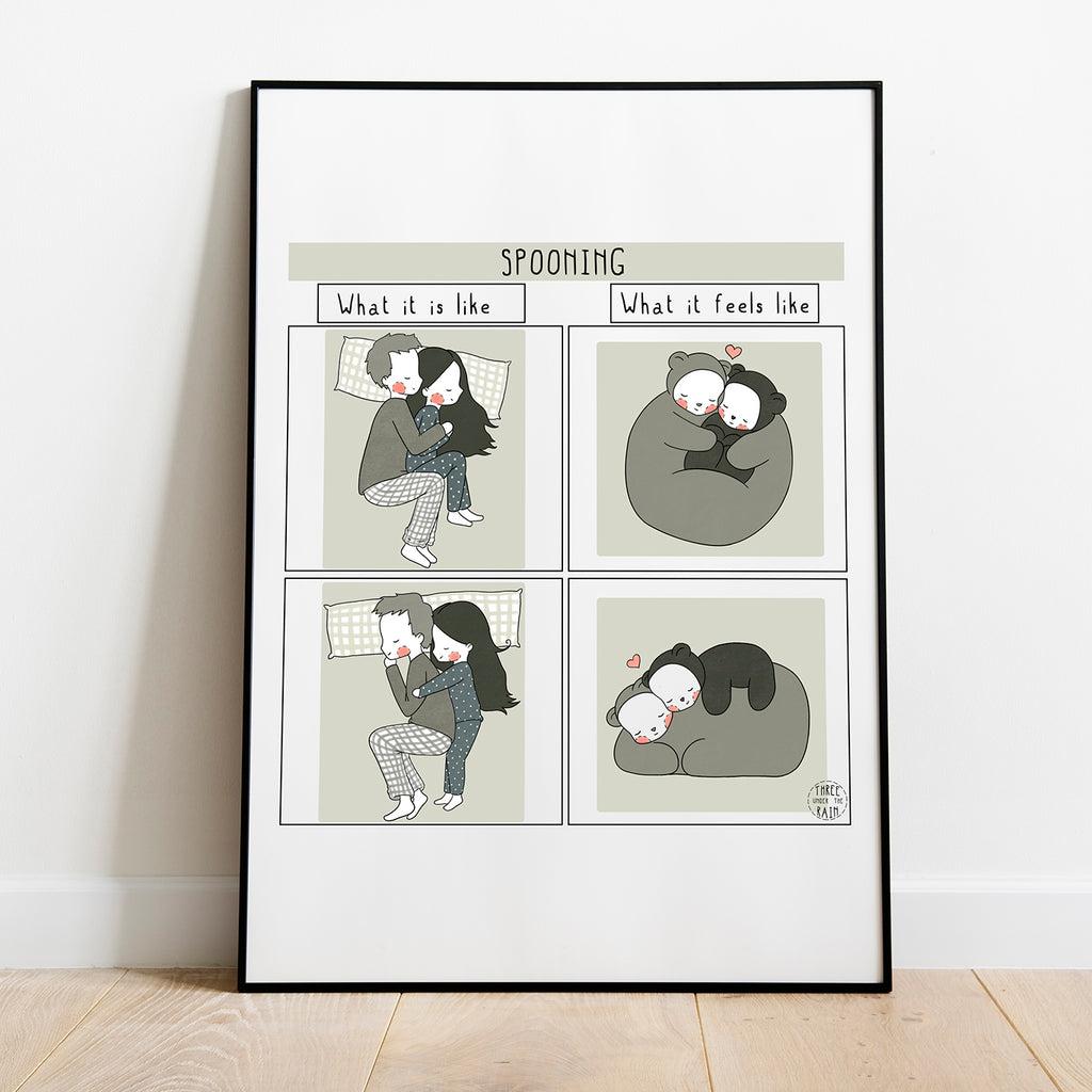 spooning artwork
